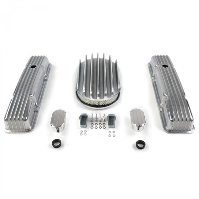 SBC 12 Deep Oval & Short Finned Engine Dress Up kit with Breathers - No ...