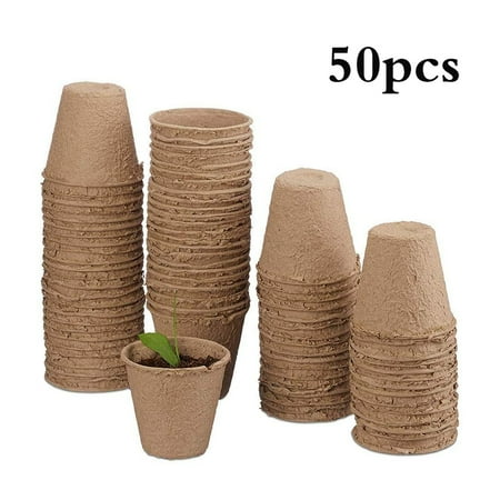 Onever Paper Pulp Seedling Cup Nursery Pots Biodegradable Flowerpot ...