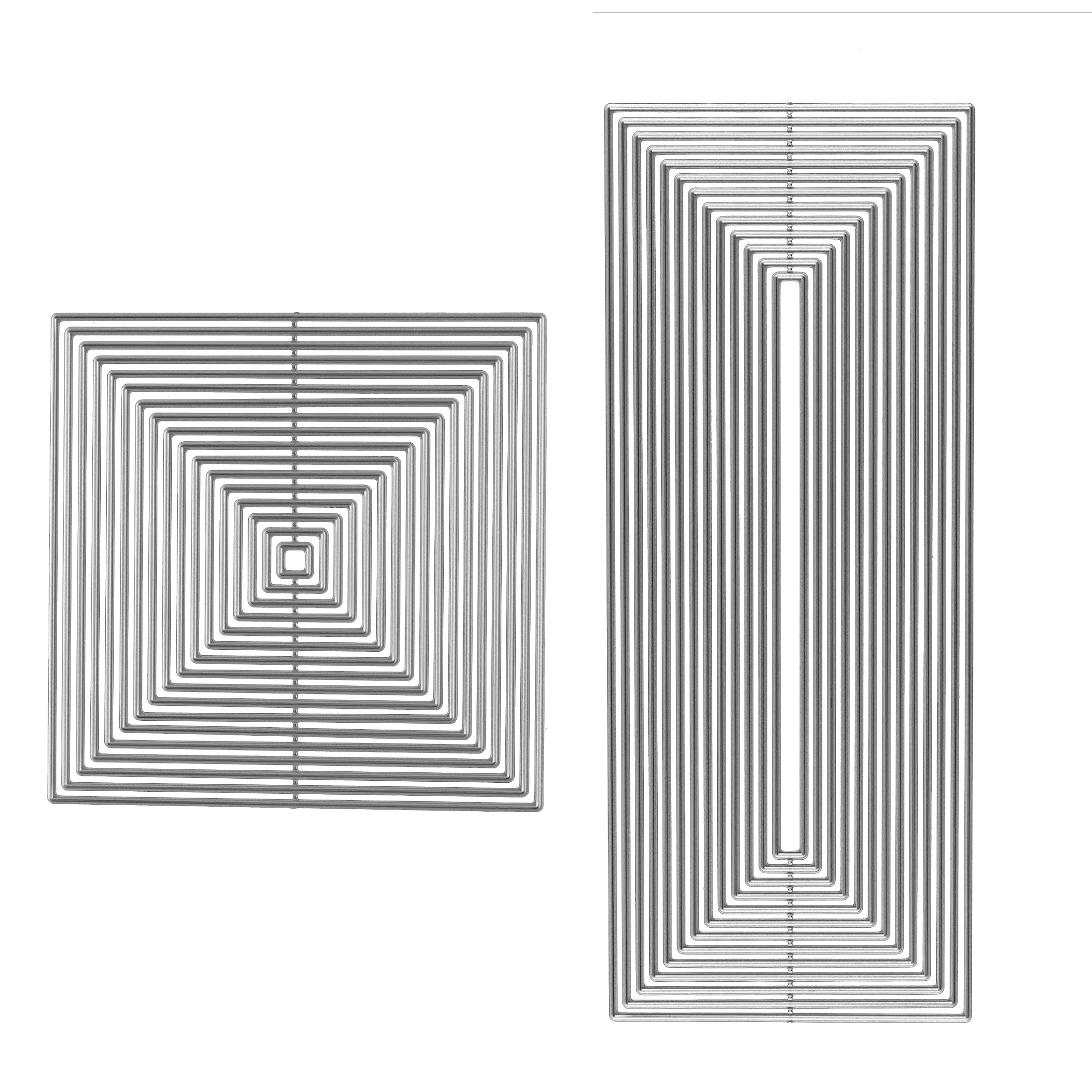 Briartw 2 Pack Cutting dies for Scrapbooking ,Squares Die and Slim ...