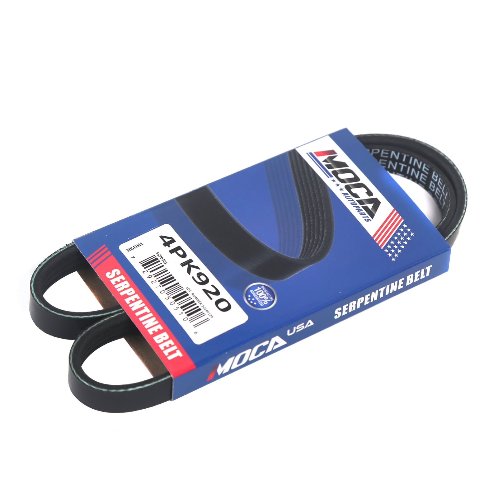 MOCA AUTOPARTS 4PK920 Serpentine Belt Fit for 1987-1990 Acura Legend 2 ...