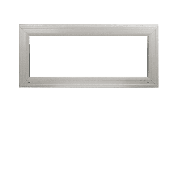 60"x12" Double Pane White Vinyl Transom Window Low-E Glass, Argon Gas ...