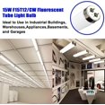 DAYI T12 15 Watt Fluorescent Bulb, 18 Inches F15T12/CW Straight ...