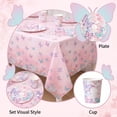 Butterfly Themed Birthday Party Supplies Kit, All-In-One Complete Party ...