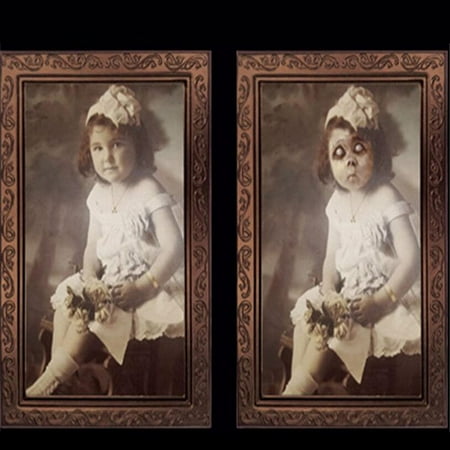 Halloween Wall Decor Horror Picture Frame Lenticular 3D Changing Face ...