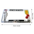 Agiufgs License Plate Frame 12.2, Commemorative Design with Veteran ...