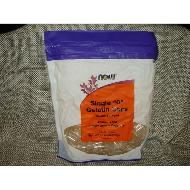 Single 0" Gelatin Caps, Approx. 1000 Empty Capsules" FAST SHIP ...