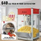 VEVOR 12 Oz Electric Popcorn Popper Machine, Countertop Popcorn Maker ...