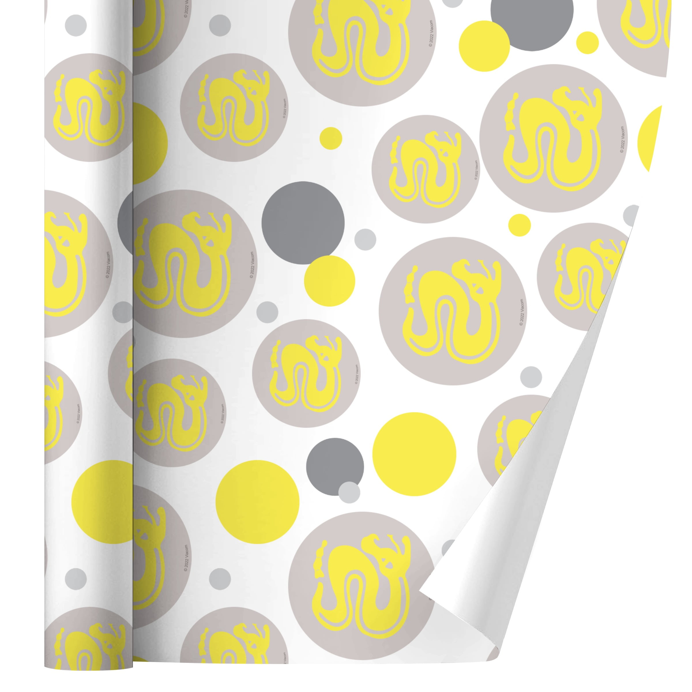 Hidden Temple Silver Snakes Gift Wrap Wrapping Paper Roll - Walmart.com
