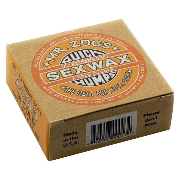 Sex Wax Quick Humps Mr Zogs Surfboard Wax In 4x Orangefirm Single Bar Surf Wax