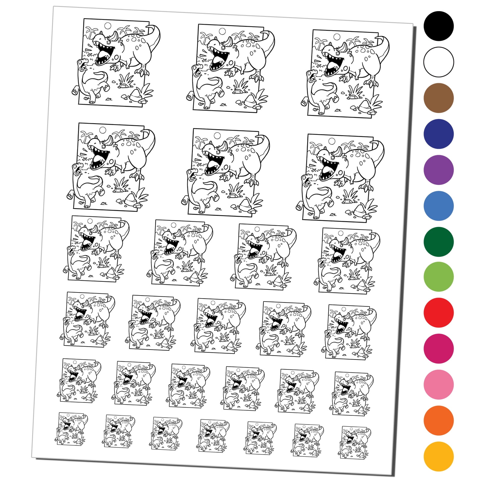 Carnotaurus Horned Dinosaur Roaring Water Resistant Temporary Tattoo ...