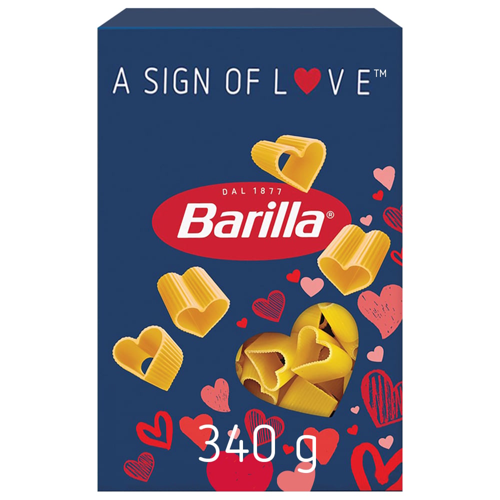 Barilla EDITION LIMITEE Pâtes Amour en Coeurs 340g EDITION LIMITEE ...