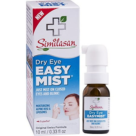 Similasan Dry Eye EasyMist Eye Mist 0.33 Ounce Bottle, for Easy to Use ...