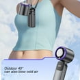 1. Foldable Handheld Fan 199 Speed Ice Ceramic Cooling 3500mAh USB ...