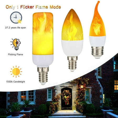 LED Flame Light Simulated Fire Effect Party lamp ;fire effect light ...