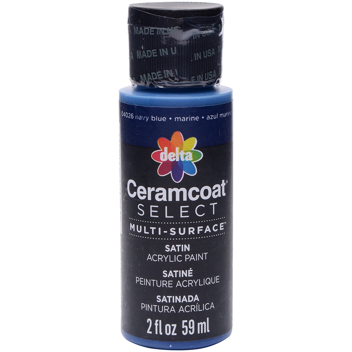Ceramcoat Select Multi-Surface Paint 2oz-Navy Blue - Walmart.com