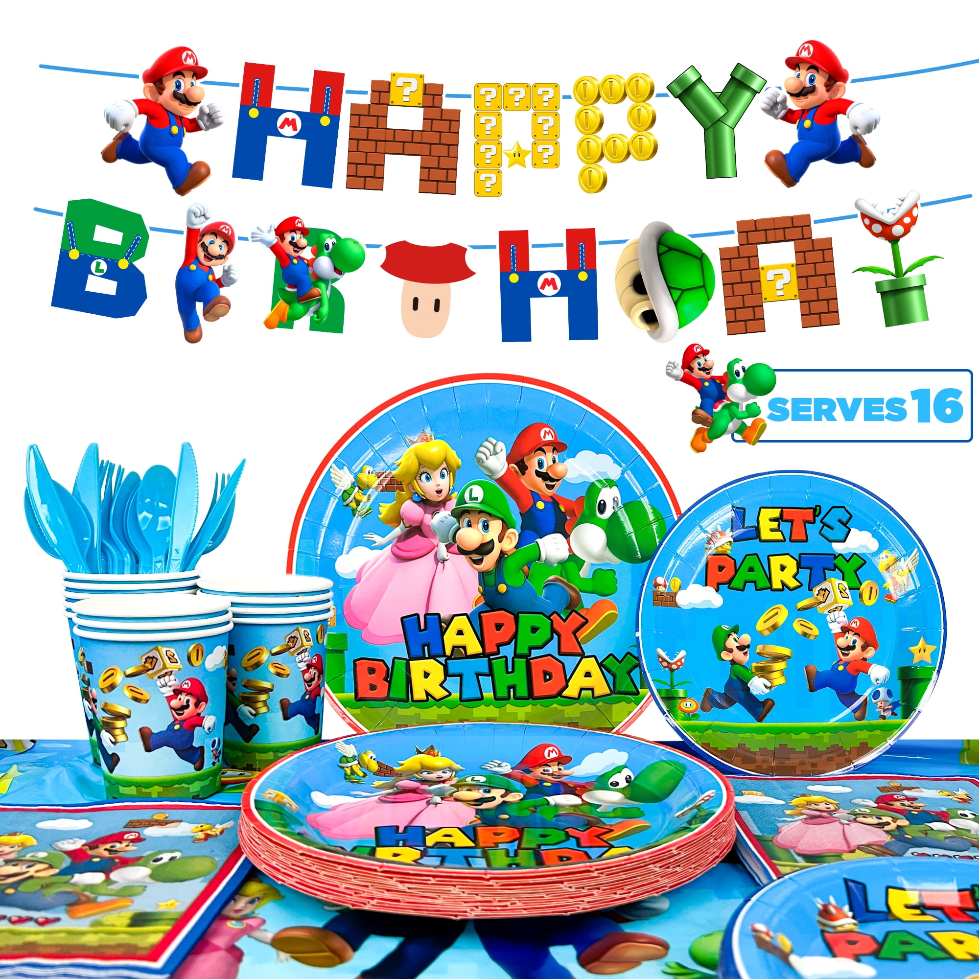 Click here for Elifjoydeco Super Mario Party Supplies  128pcs Mar... prices