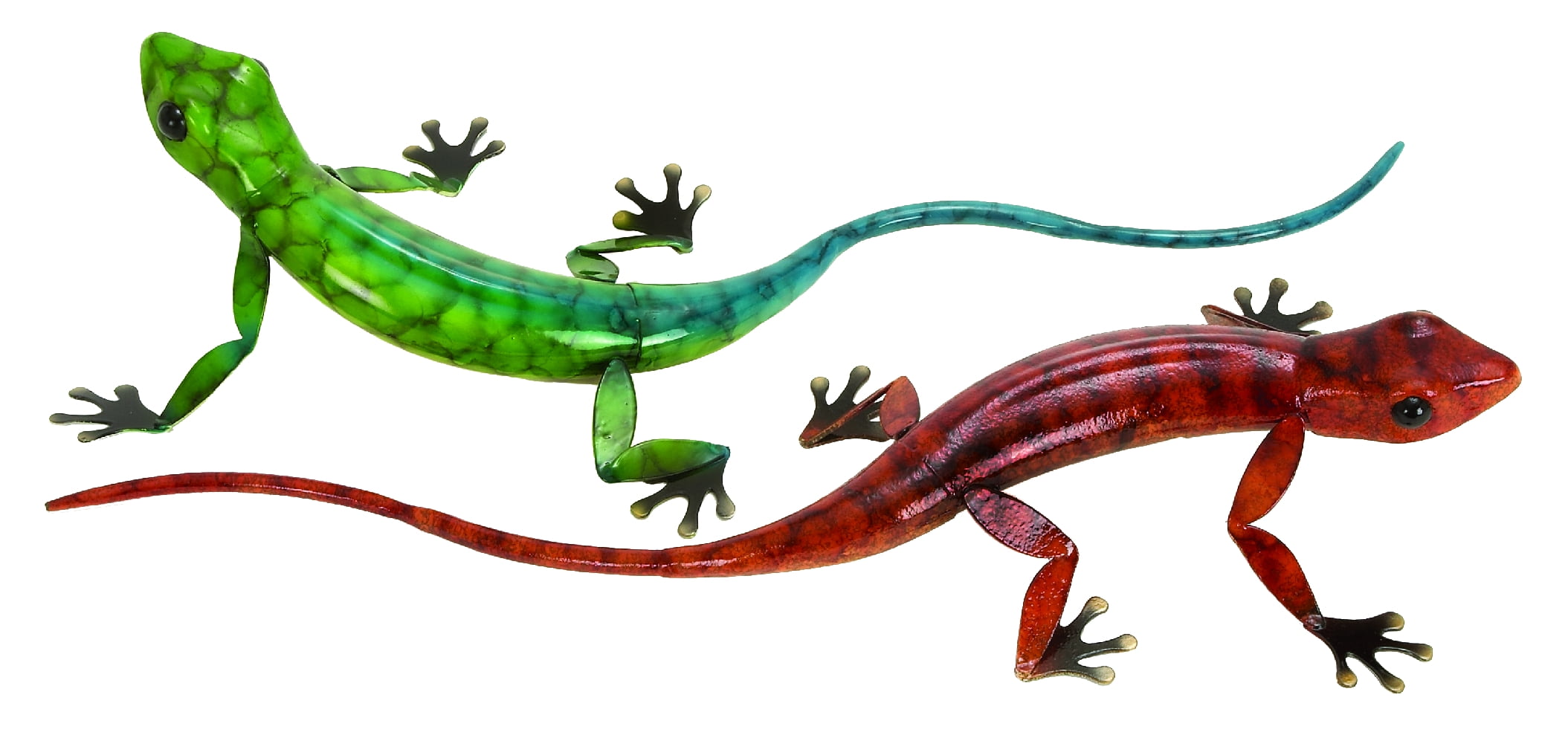 Metal Lizard A Set Of Two Lizards - Walmart.com