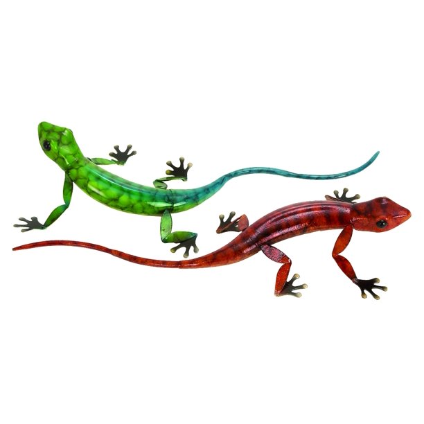 Metal Lizard A Set Of Two Lizards - Walmart.com