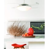 Fanaway Evo2 Retractable 4-blade Lighting with Remote Ceiling Fan ...