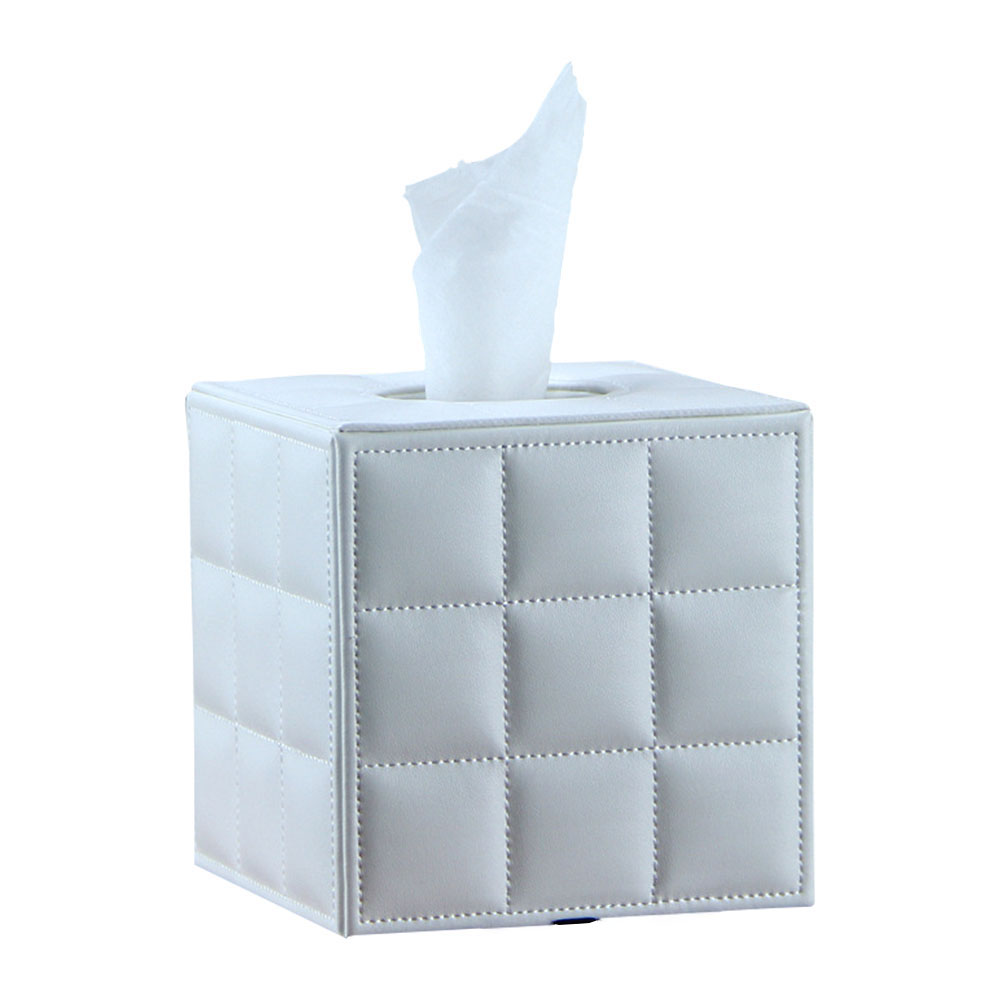 Tissue Box Cover ,Square Leather Rectangular Napkin Facial Paper ...