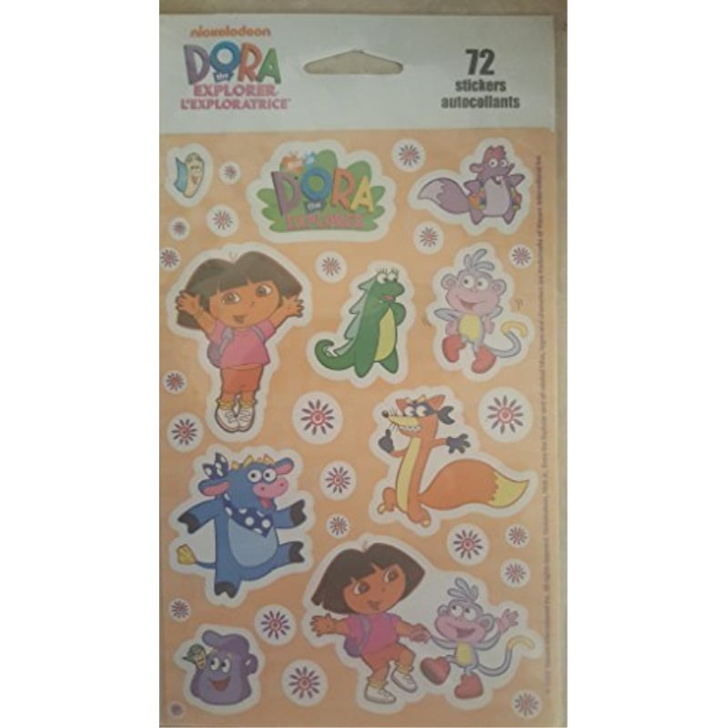 Dora the Explorer 72 Sticker/Autocollants - Walmart.com - Walmart.com