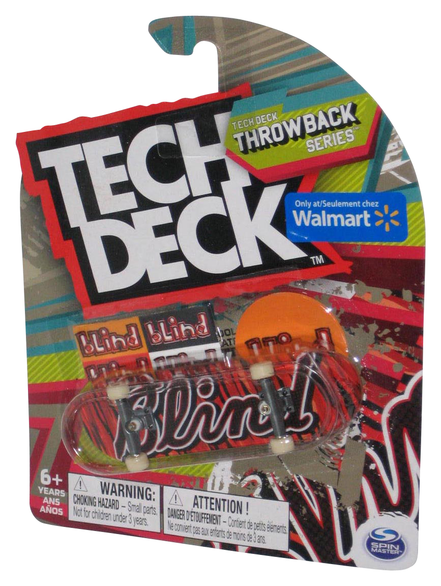 Tech Deck Blind Throwback Series Mini Toy Fingerboard Skateboard - Walmart.com