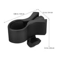BESTYASH 3Pcs Black Adjustable Microphone Holders with Iron Screw ...