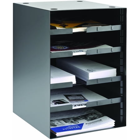 Steelmaster Organizer with 4 Adjustable Shelves, 5-Tier, 11.22 x 19.62 ...