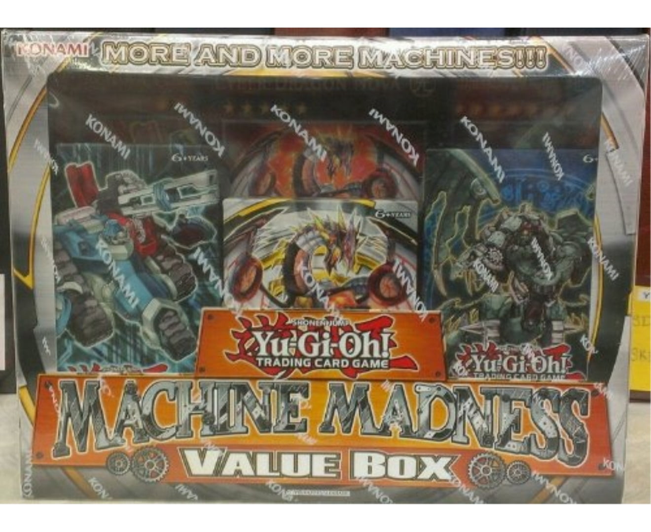Yu-Gi-Oh Machine Madness Value Box 3 Structure Deck + 3 Jumbo Card ...