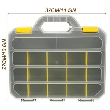 Tool Box Organizer - 3-in-1 Portable Parts Organizer with 52 ...