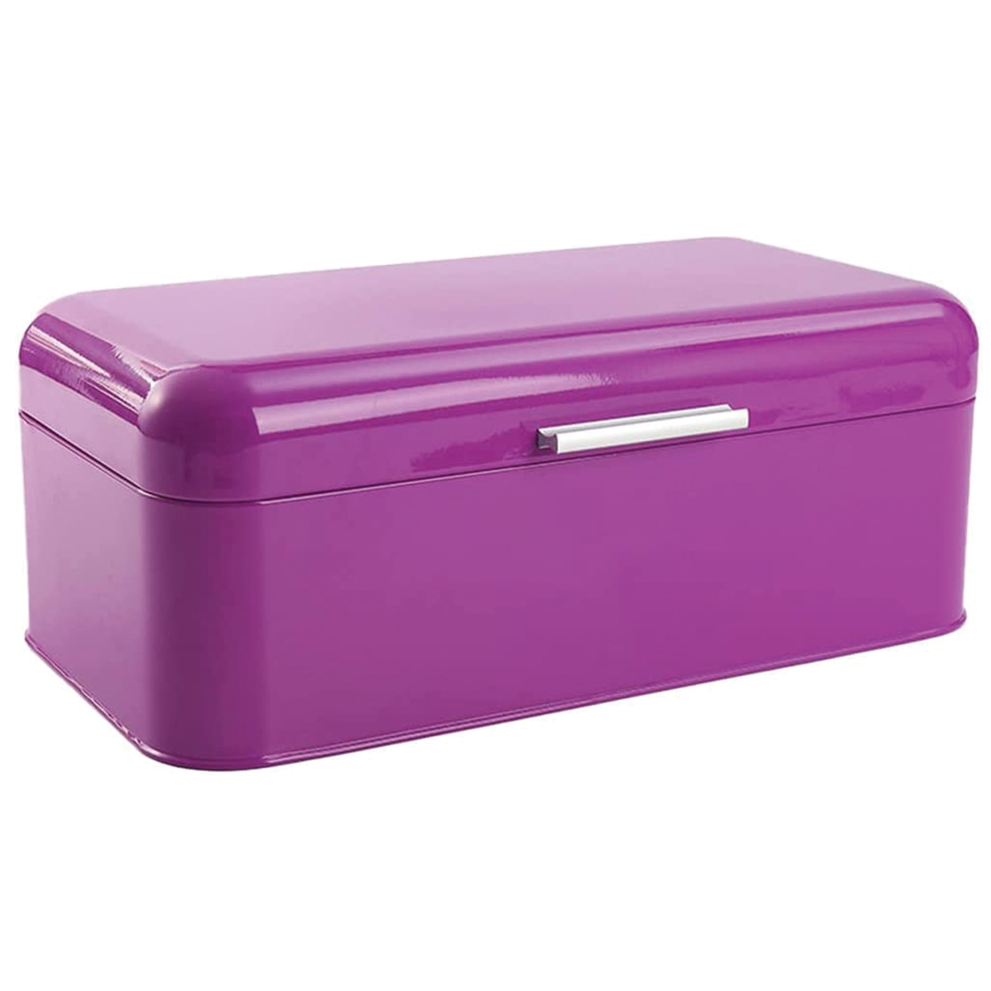 Culinary Couture Stainless Steel Bread Box for Kitchen Countertop Metal ...