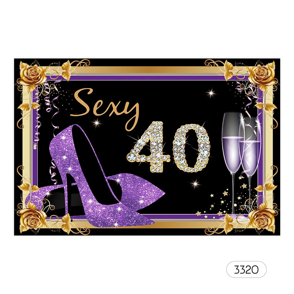 7 * 5 pies Feliz cumpleaños Foto Fondo Adulto Cumpleaños Tema ...