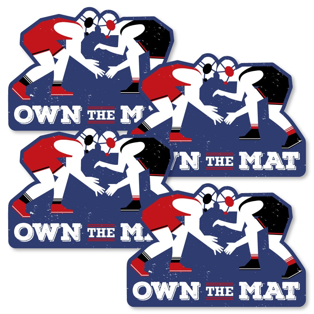 Big Dot of Happiness Own The Mat - Wrestling - Decorations DIY Birthday ...