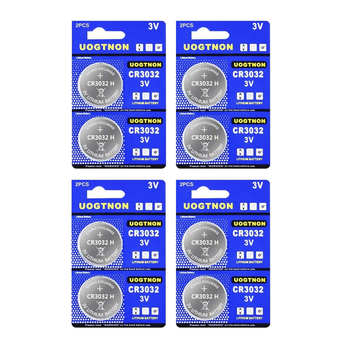 Click here for Uogtnon Cr3032 (Br3032) 3v Lithium Battery (8 Pack... prices