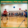 5 Inch Red & Blue Playground Dodgeballs - (2-Pack) with Pump - Small ...