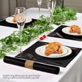 100 Pack Satin Napkins and Napkin Rings Set, 12 x Inch Silky Soft Cloth ...