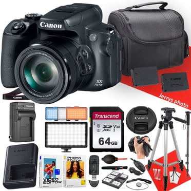 Canon PowerShot SX70 HS 20.3MP 4K Digital Camera with Bluetooth, 65x ...
