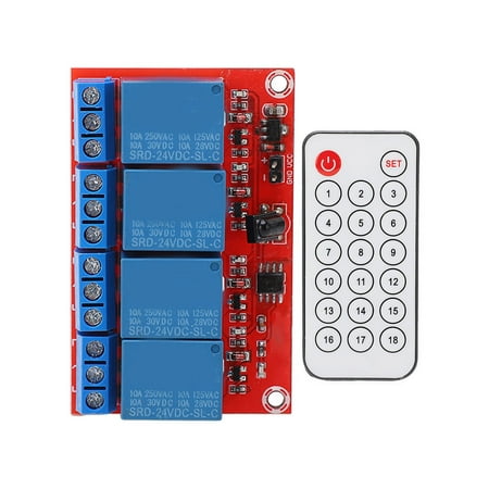 Channel Relay Module Set,4 Channel Receiving Relay Channel Relay Module ...