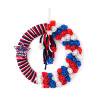 13x13 Inch Independence Day Wreath Decoration, Red White Blue ...