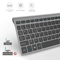 QHNGJZ French Wireless AZERTY Layout Keyboard and Mouse Combo Ultra ...