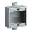 Hubbell Wiring Device-Kellems Floor Box Cover,Round,2-Gang,3/16 in ...