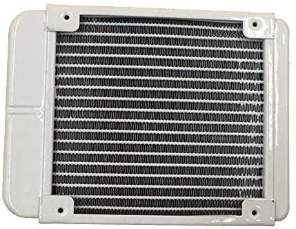 Heat Exchanger Radiator,Aluminum Compute 18 Pipes Water Cooling White ...