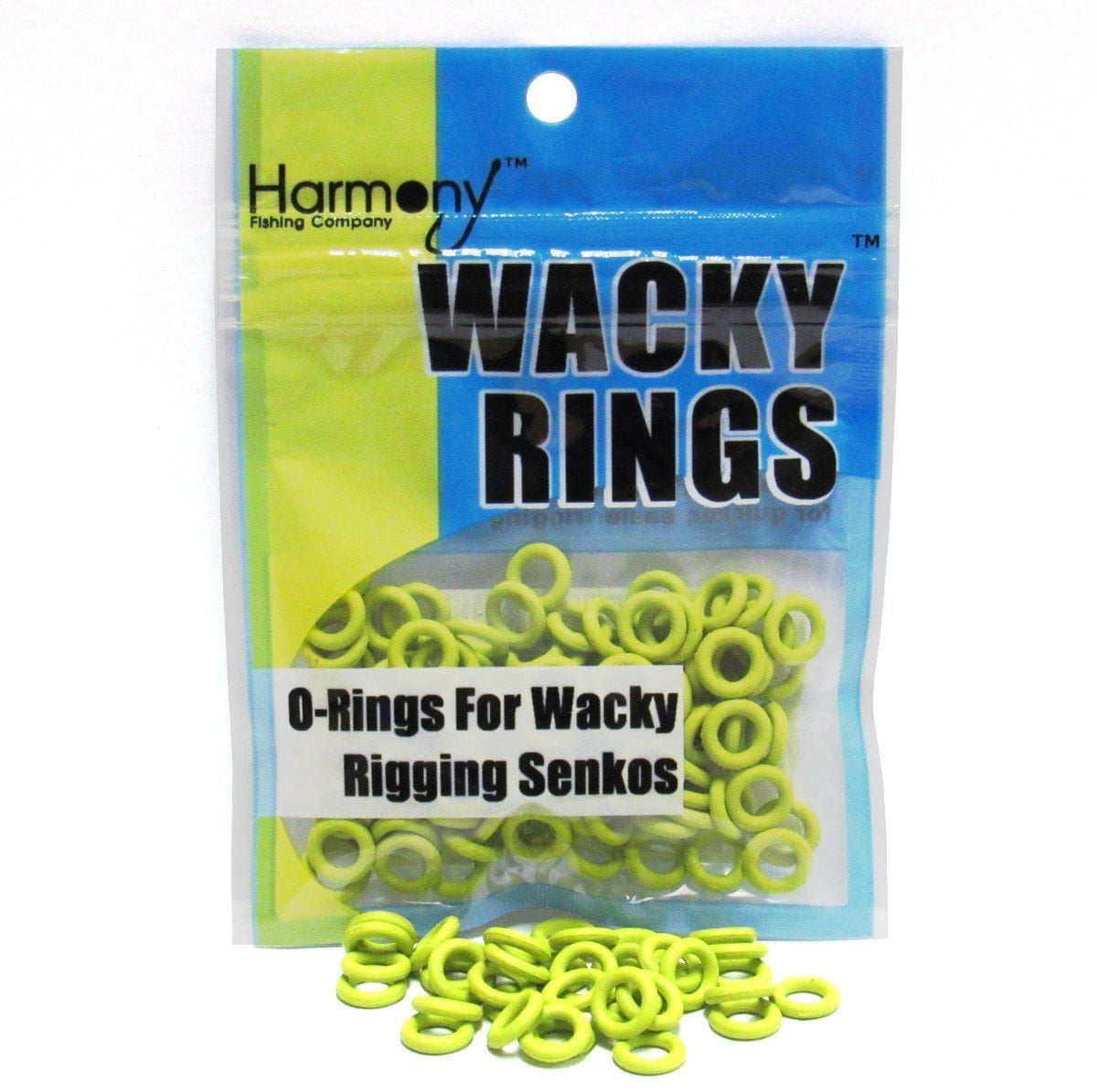 Harmony Wacky Rings - O-Rings for Wacky Rigging Senko/Finesse Worms 100 ...