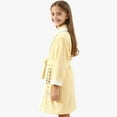 ATOGUTA Girls Flannel Bath Robe Kids Boys Fleece Robe Hooded Soft Warm ...