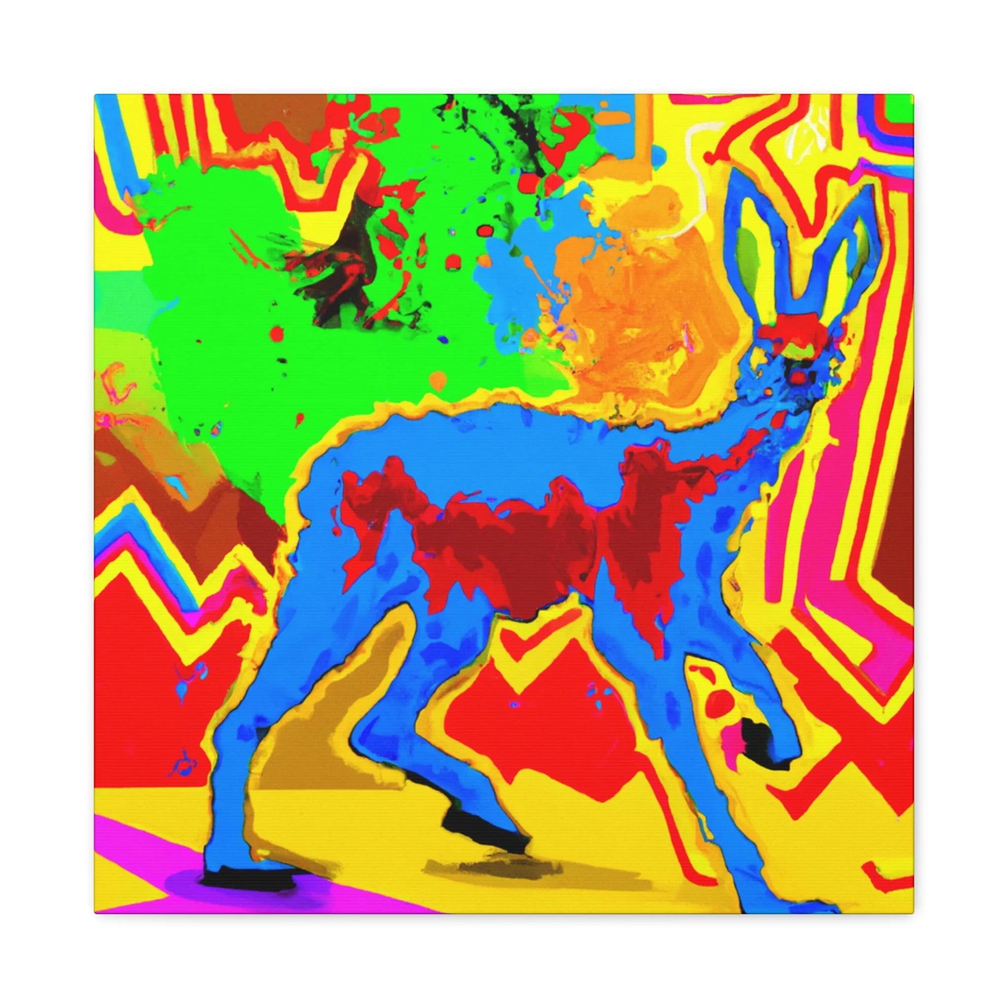 Caracal in Nature's Den - Canvas - Walmart.com