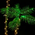 Solar Powered Outdoor Patio Palm Tree, Artificial LED Tree Lights ...