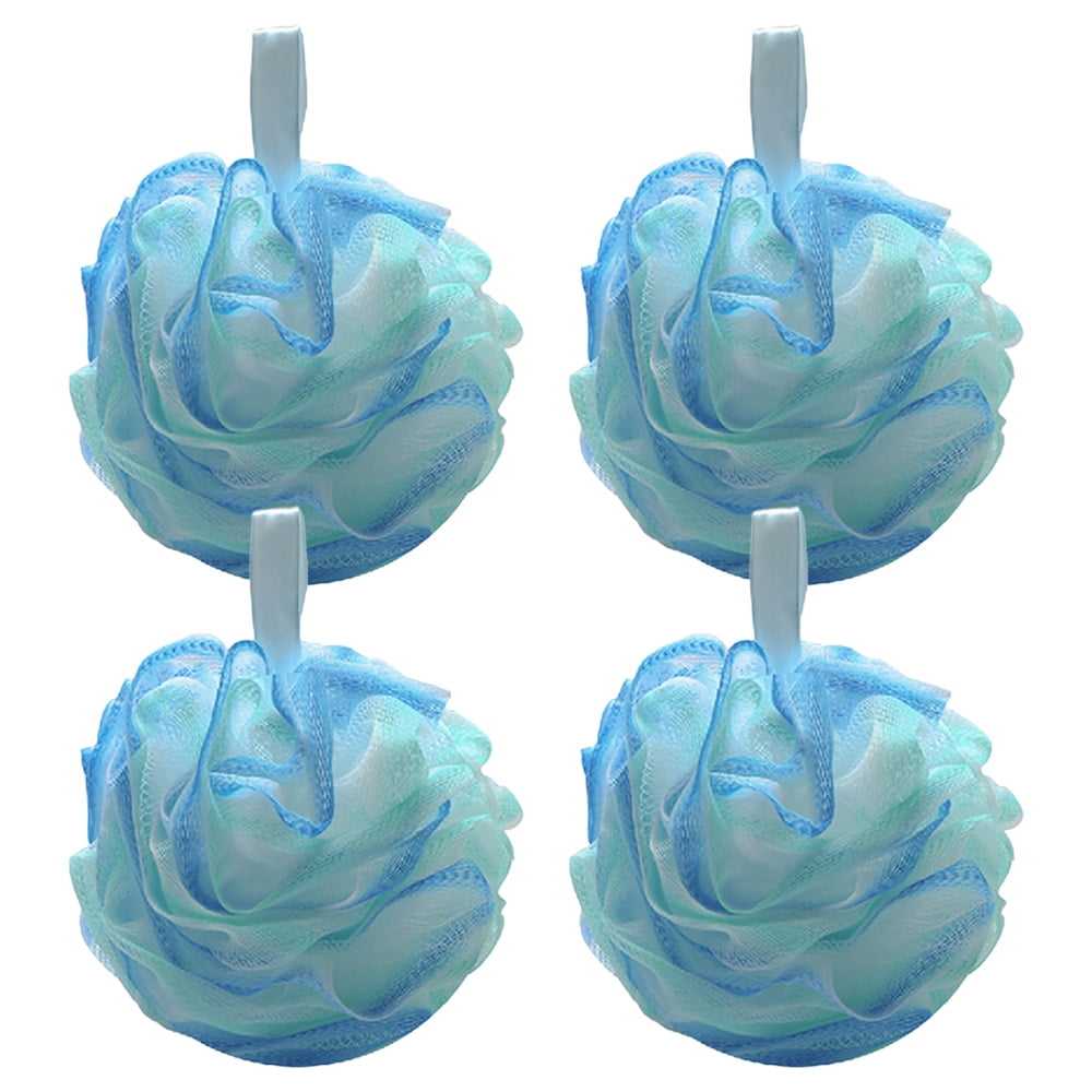 4 super soft blistering tennis balls, non-spreading bath flowers ...