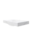 36" MURI Carrara White Sintered Stone Countertop and Undermount Ceramic ...