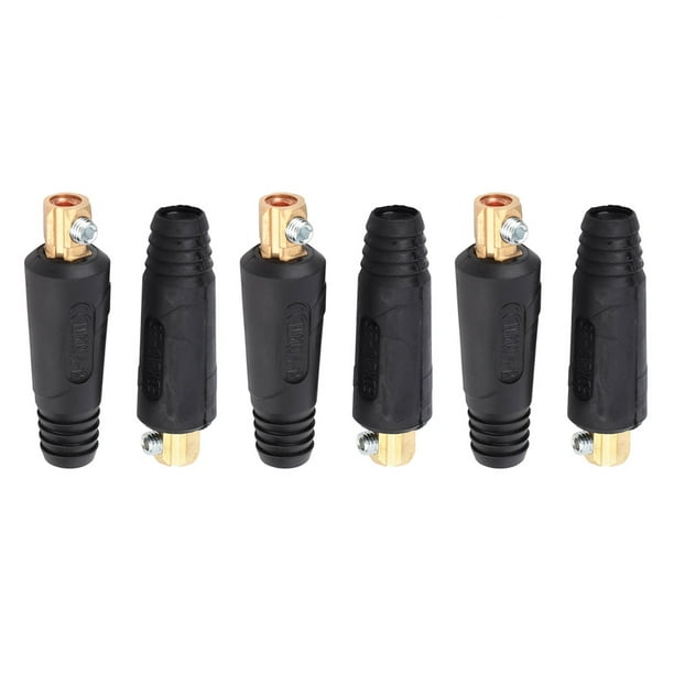 Par de conectores rápidos para cables de soldadura, 6 piezas, conector ...