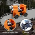 Chainsaw Sharpener, Portable Hand-Crank Chain Saw Tool with Grinding ...